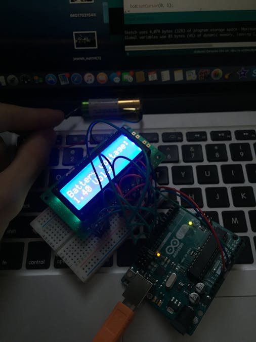 Battery Charge Checker Arduino Project Hub 
